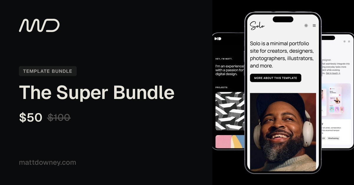 The Super Bundle | Shop | Matt Downey